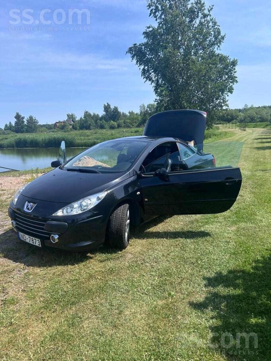 Black Peugeot 307 2007 in Daugavpils, with an engine capacity of 2.00 L and mileage of 220 thousand km for 2100 €, photo 3 on AUTOMOTO.COM.LV
