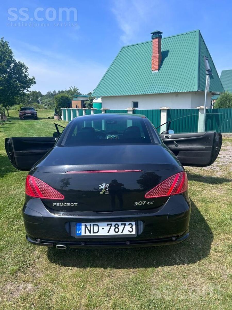 Black Peugeot 307 2007 in Daugavpils, with an engine capacity of 2.00 L and mileage of 220 thousand km for 2100 €, photo 7 on AUTOMOTO.COM.LV