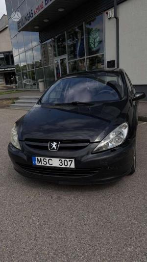 Melns Peugeot 307 2002 Kauņa, ar dzinēja tilpumu 2.00 L un nobraukumu 348 tūkst. km par 700 €, foto  vietnē AUTOMOTO.COM.LV