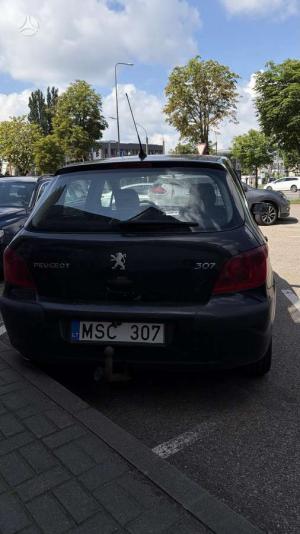 Melns Peugeot 307 2002 Kauņa, ar dzinēja tilpumu 2.00 L un nobraukumu 348 tūkst. km par 700 €, foto 3 vietnē AUTOMOTO.COM.LV