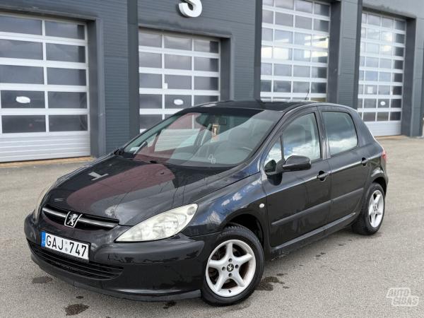 Black Peugeot 307 2002 in Panevezys, with an engine capacity of 2.00 L and mileage of 380 thousand km for 550 €, photo 1 on AUTOMOTO.COM.LV