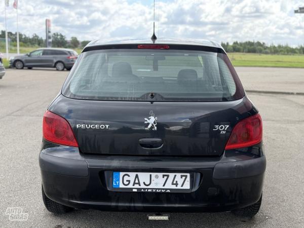 Black Peugeot 307 2002 in Panevezys, with an engine capacity of 2.00 L and mileage of 380 thousand km for 550 €, photo 6 on AUTOMOTO.COM.LV