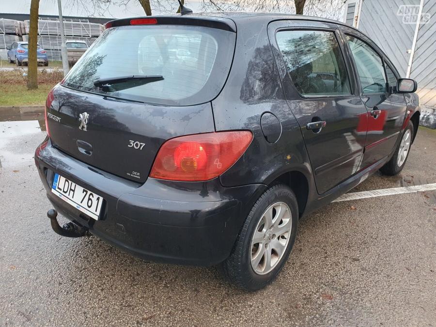 Melns Peugeot 307 2005 Šauļi, ar dzinēja tilpumu 1.60 L un nobraukumu 254 tūkst. km par 995 €, foto 1 vietnē AUTOMOTO.COM.LV
