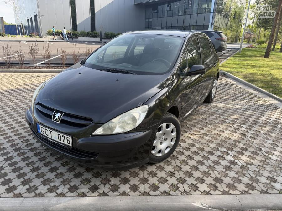 Black Peugeot 307 2005 in Kaunas, with an engine capacity of 1.60 L and mileage of 290 thousand km for 990 €, photo 5 on AUTOMOTO.COM.LV
