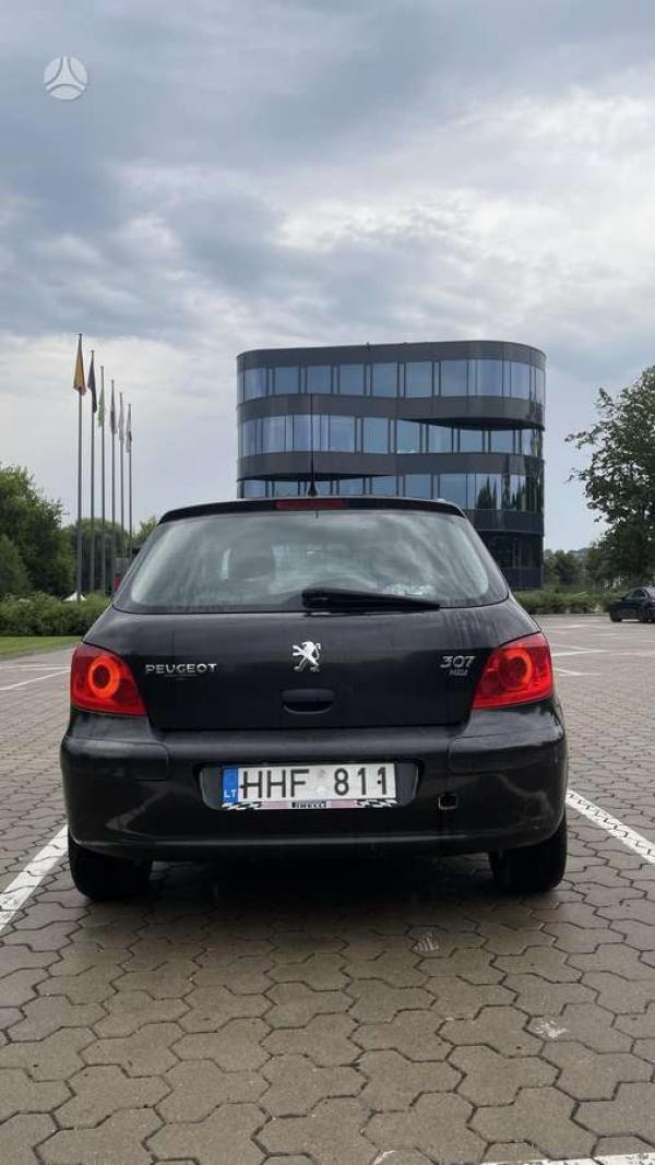 Melns Peugeot 307 2006 Kauņa, ar dzinēja tilpumu 1.56 L un nobraukumu 305 tūkst. km par 1100 €, foto 6 vietnē AUTOMOTO.COM.LV