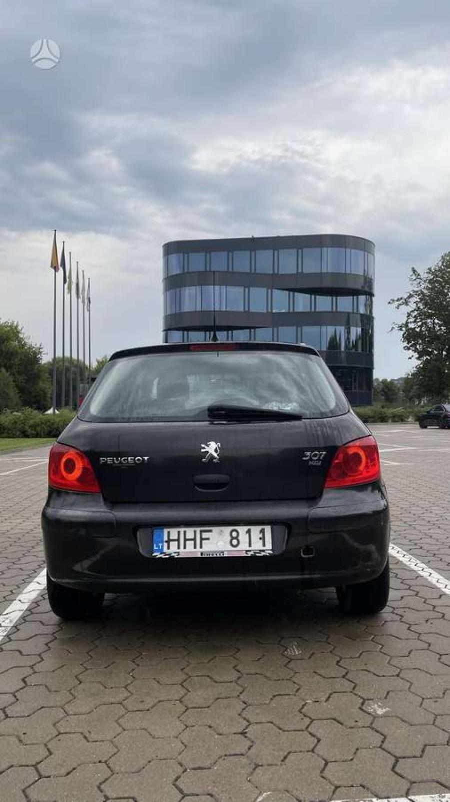 Melns Peugeot 307 2006 Kauņa, ar dzinēja tilpumu 1.56 L un nobraukumu 305 tūkst. km par 1100 €, foto 6 vietnē AUTOMOTO.COM.LV