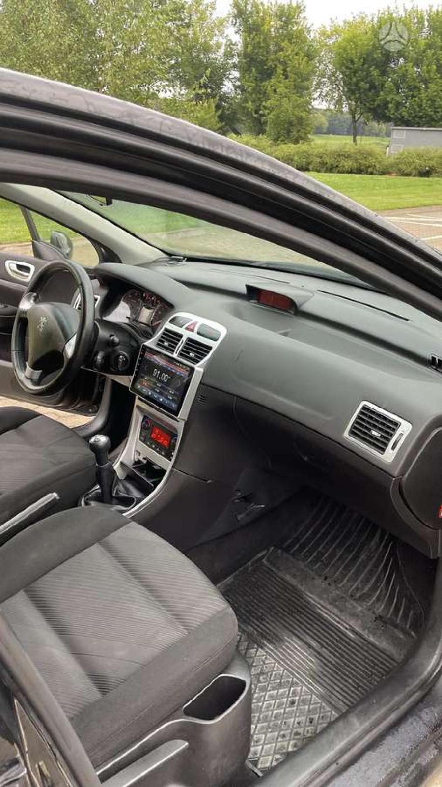 Melns Peugeot 307 2006 Kauņa, ar dzinēja tilpumu 1.56 L un nobraukumu 305 tūkst. km par 1100 €, foto 10 vietnē AUTOMOTO.COM.LV