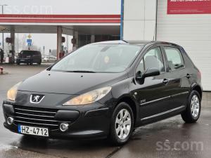 Black Peugeot 307 2007 in Riga, with an engine capacity of 1.60 L and mileage of 165 thousand km for 2000 €, photo  on AUTOMOTO.COM.LV