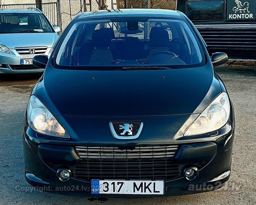 Black Peugeot 307 2007 in Tallinn, with an engine capacity of 1.60 L and mileage of 213 thousand km for 1190 €, photo 3 on AUTOMOTO.COM.LV