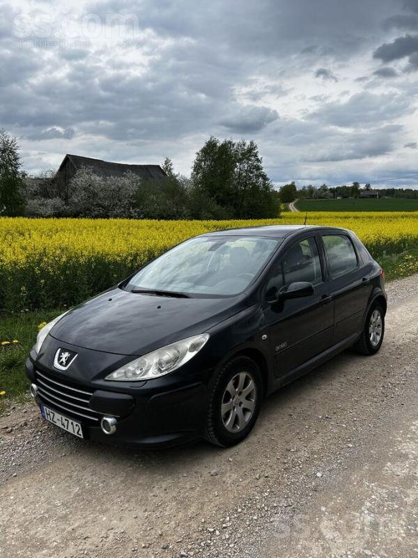 Black Peugeot 307 2007 in Riga, with an engine capacity of 1.60 L and mileage of 173 thousand km for 1950 €, photo 2 on AUTOMOTO.COM.LV