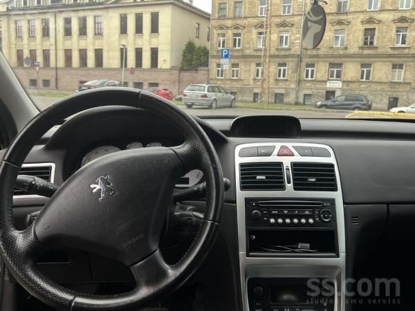 Melns Peugeot 307 2007 Rīga, ar dzinēja tilpumu 1.60 L un nobraukumu 169 tūkst. km par 1750 €, foto 7 vietnē AUTOMOTO.COM.LV