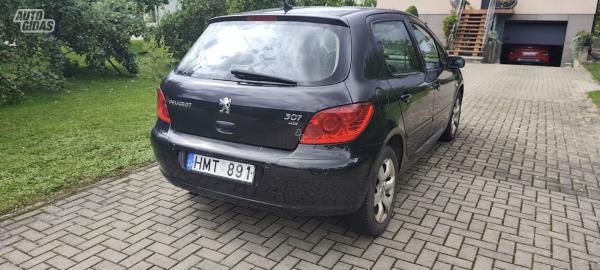 Melns Peugeot 307 2007 Kauņa, ar dzinēja tilpumu 1.60 L un nobraukumu 294 tūkst. km par 1000 €, foto 3 vietnē AUTOMOTO.COM.LV
