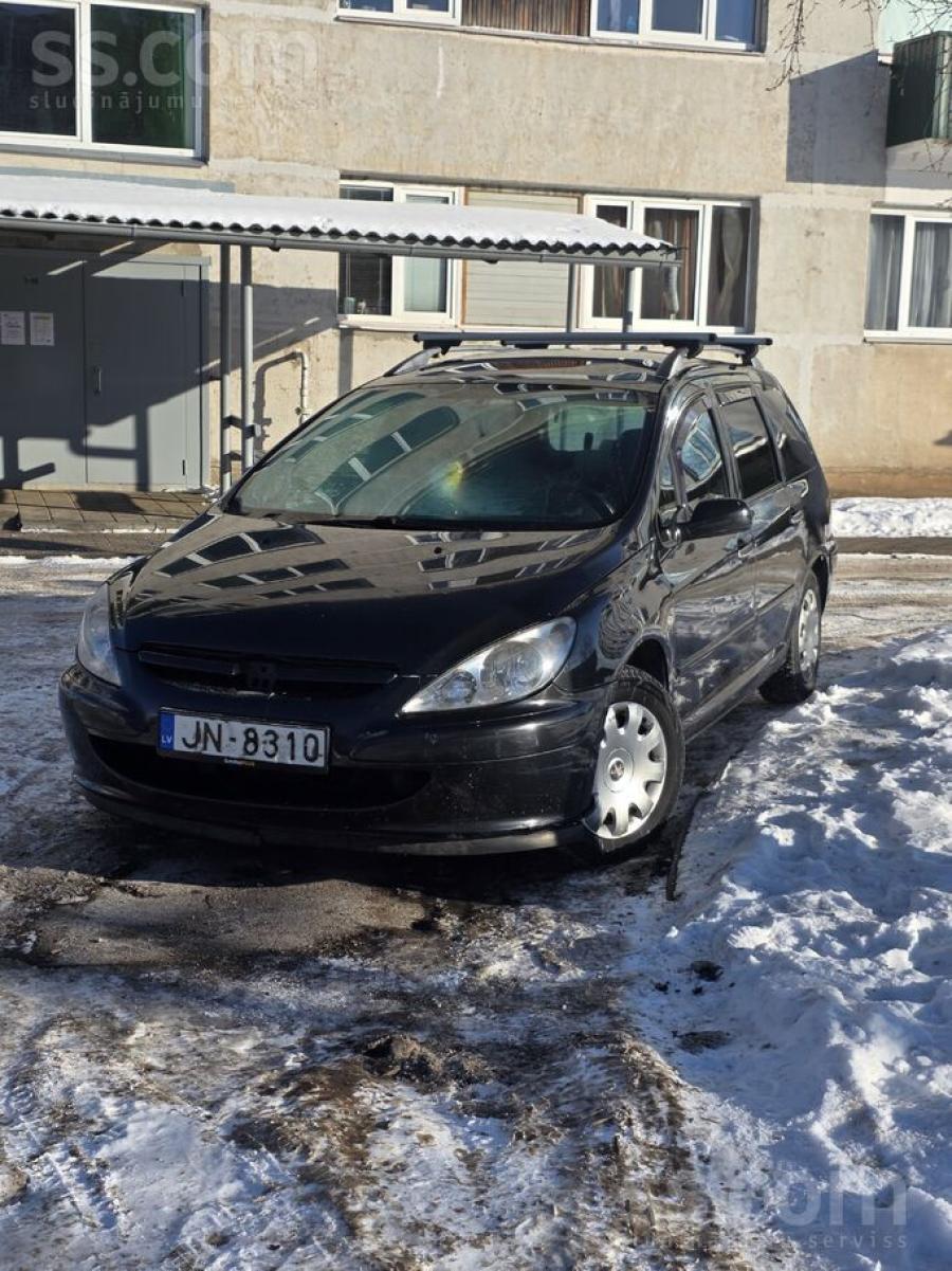 Melns Peugeot 307 2002 Rīga, ar dzinēja tilpumu 1.60 L un nobraukumu 285 tūkst. km par 1100 €, foto 1 vietnē AUTOMOTO.COM.LV
