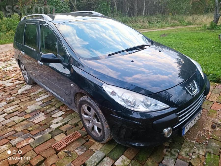 Melns Peugeot 307 2007 Rīga, ar dzinēja tilpumu 2.00 L un nobraukumu 180 tūkst. km par 1900 €, foto 1 vietnē AUTOMOTO.COM.LV