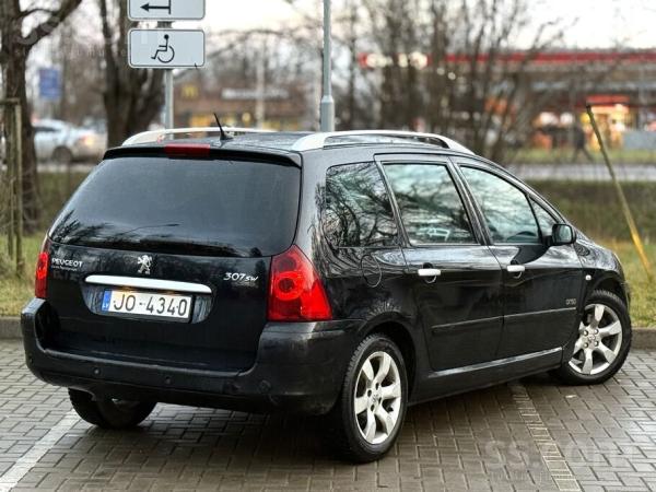 Black Peugeot 307 2008 in Jelgava, with an engine capacity of 2.00 L and mileage of 0 thousand km for 1650 €, photo 6 on AUTOMOTO.COM.LV