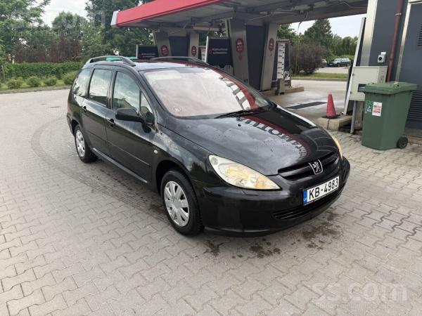 Melns Peugeot 307 2003 Jelgava, ar dzinēja tilpumu 1.60 L un nobraukumu 300 tūkst. km par 650 €, foto 1 vietnē AUTOMOTO.COM.LV