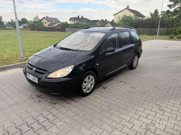 Melns Peugeot 307 2003 Jelgava, ar dzinēja tilpumu 1.60 L un nobraukumu 300 tūkst. km par 650 €, foto 2 vietnē AUTOMOTO.COM.LV