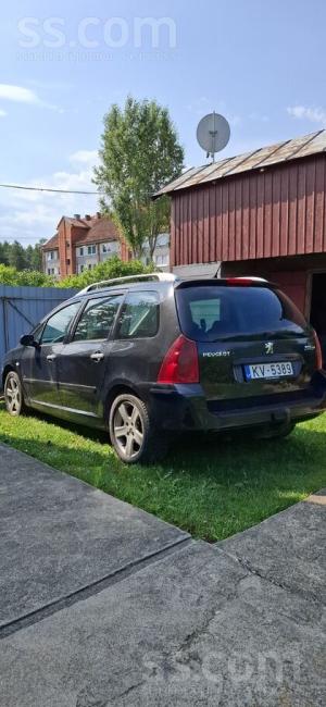 Melns Peugeot 307 2003 Krāslava, ar dzinēja tilpumu 2.00 L un nobraukumu 355 tūkst. km par 750 €, foto 3 vietnē AUTOMOTO.COM.LV