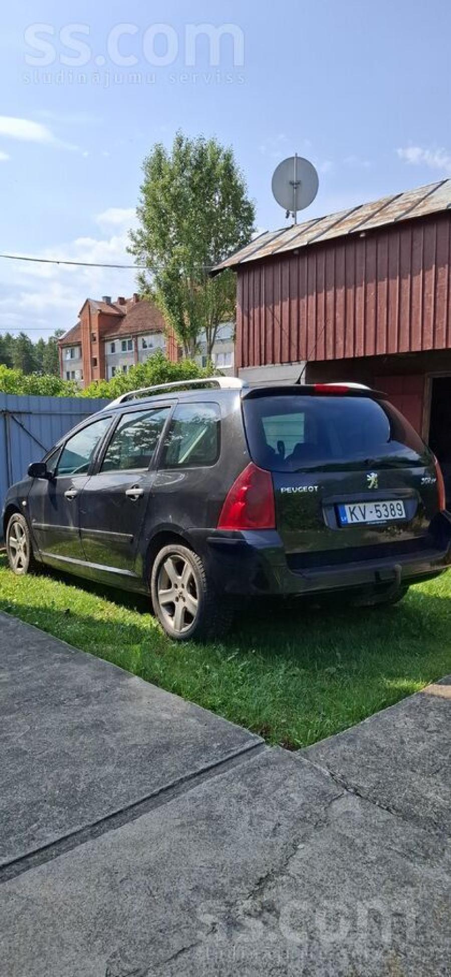 Melns Peugeot 307 2003 Krāslava, ar dzinēja tilpumu 2.00 L un nobraukumu 355 tūkst. km par 750 €, foto 3 vietnē AUTOMOTO.COM.LV