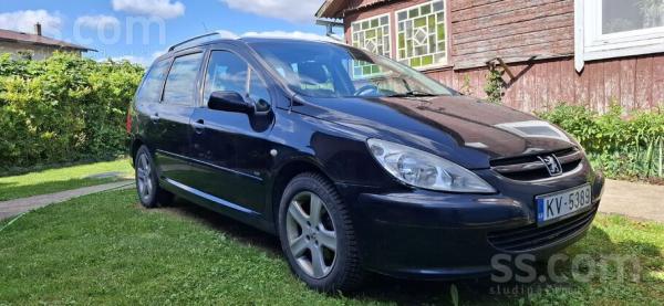 Черный Пежо 307 2003 в Краслава, объемом двигателя 2.00 л и пробегом 355 тыс. км за 750 €, фото 4 на AUTOMOTO.COM.LV