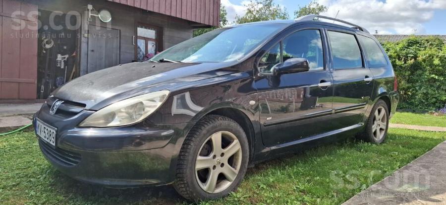 Melns Peugeot 307 2003 Krāslava, ar dzinēja tilpumu 2.00 L un nobraukumu 355 tūkst. km par 750 €, foto 8 vietnē AUTOMOTO.COM.LV
