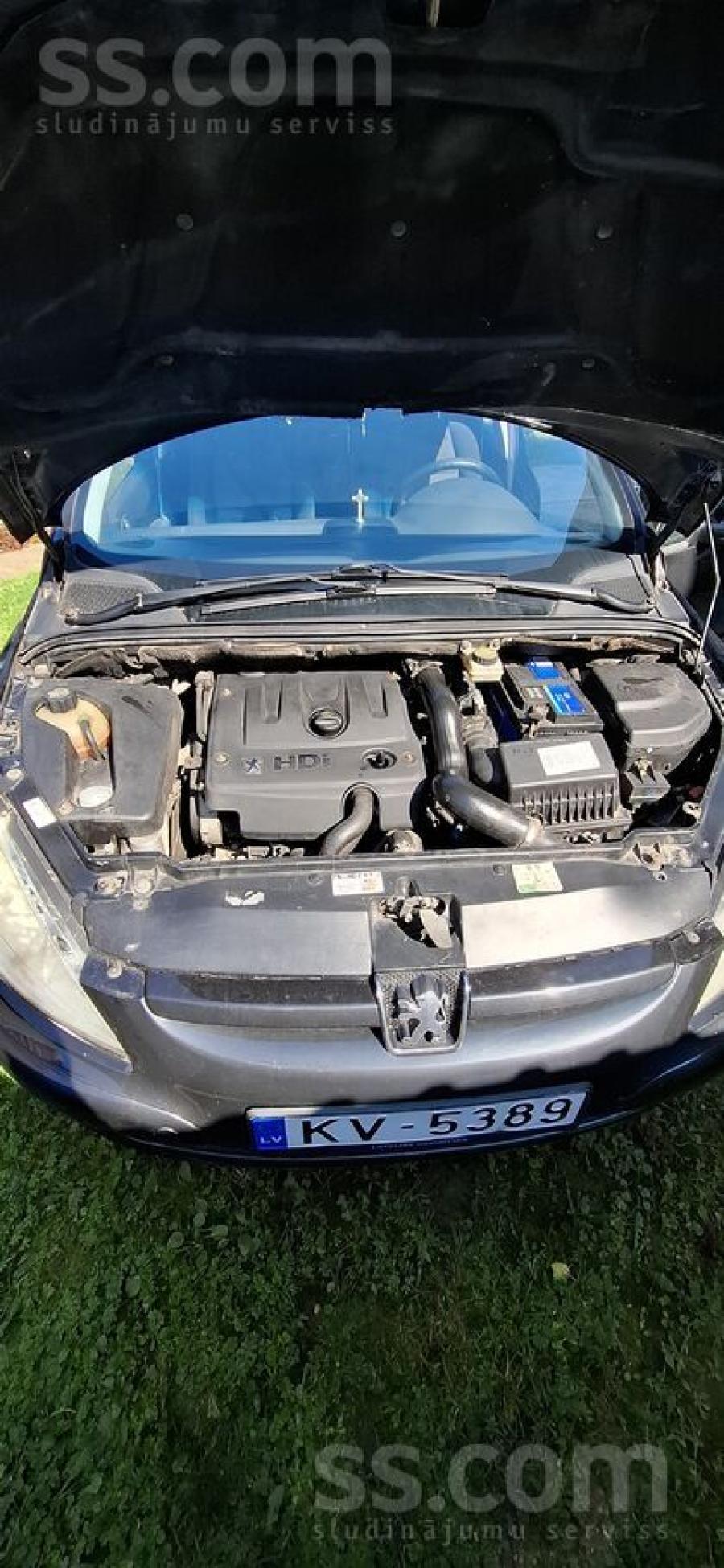 Melns Peugeot 307 2003 Krāslava, ar dzinēja tilpumu 2.00 L un nobraukumu 355 tūkst. km par 750 €, foto 14 vietnē AUTOMOTO.COM.LV