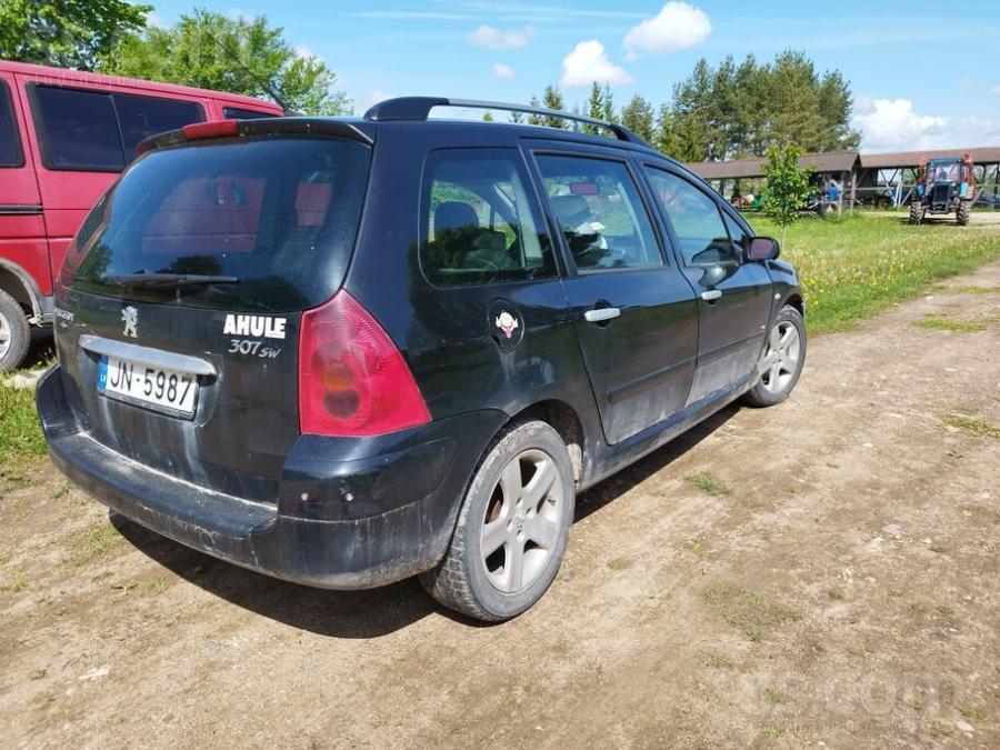 Melns Peugeot 307 2004 Gulbene, ar dzinēja tilpumu 2.00 L un nobraukumu 414 tūkst. km par 300 €, foto 2 vietnē AUTOMOTO.COM.LV