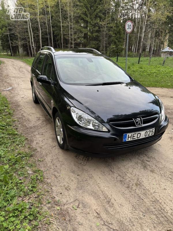 Black Peugeot 307 2005 in Kazlu Ruda, with an engine capacity of 1.60 L and mileage of 273 thousand km for 1200 €, photo 1 on AUTOMOTO.COM.LV