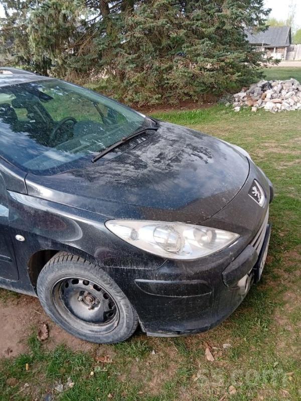Melns Peugeot 307 2006 Rīga, ar dzinēja tilpumu 1.60 L un nobraukumu 422 tūkst. km par 550 €, foto 2 vietnē AUTOMOTO.COM.LV