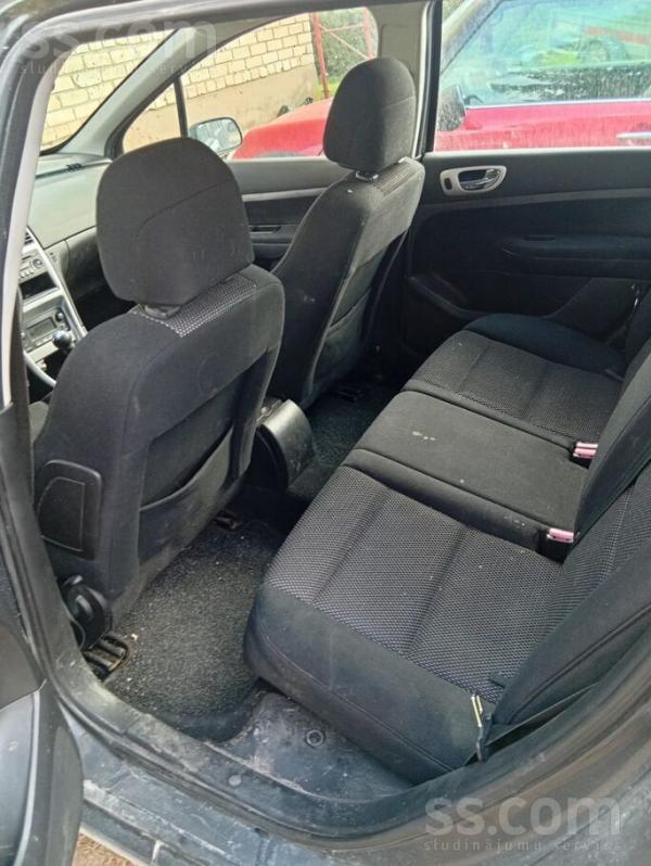 Melns Peugeot 307 2006 Rīga, ar dzinēja tilpumu 1.60 L un nobraukumu 422 tūkst. km par 550 €, foto 6 vietnē AUTOMOTO.COM.LV