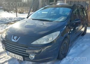 Black Peugeot 307 2006 in Jurmala, with an engine capacity of 1.60 L and mileage of 415 thousand km for 500 €, photo 3 on AUTOMOTO.COM.LV