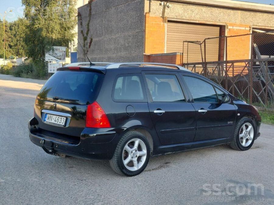 Черный Пежо 307 2006 в Рига, объемом двигателя 1.60 л и пробегом 350 тыс. км за 1300 €, фото 5 на AUTOMOTO.COM.LV