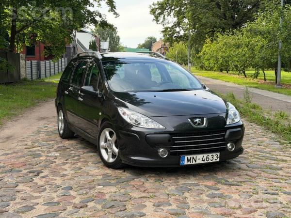 Melns Peugeot 307 2006 Rīga, ar dzinēja tilpumu 1.60 L un nobraukumu 350 tūkst. km par 1350 €, foto 2 vietnē AUTOMOTO.COM.LV