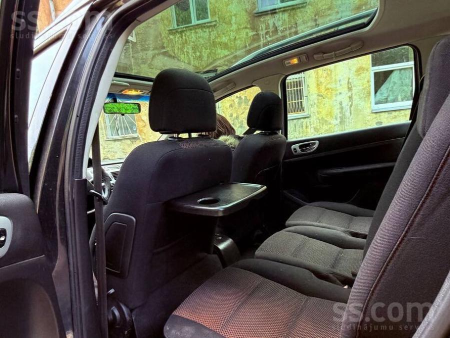 Melns Peugeot 307 2006 Rīga, ar dzinēja tilpumu 1.60 L un nobraukumu 350 tūkst. km par 1350 €, foto 12 vietnē AUTOMOTO.COM.LV