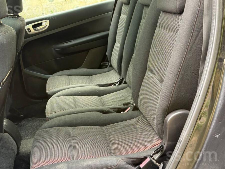 Melns Peugeot 307 2006 Rīga, ar dzinēja tilpumu 1.60 L un nobraukumu 350 tūkst. km par 1350 €, foto 15 vietnē AUTOMOTO.COM.LV