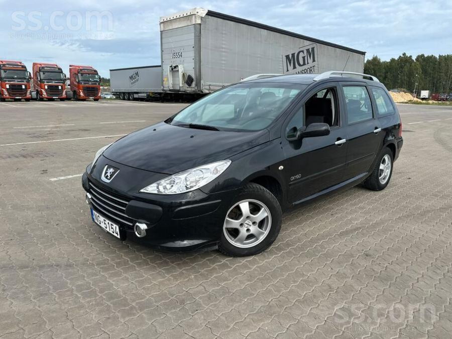 Melns Peugeot 307 2007 Rīga, ar dzinēja tilpumu 1.60 L un nobraukumu 193 tūkst. km par 1850 €, foto 1 vietnē AUTOMOTO.COM.LV