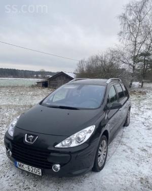 Black Peugeot 307 2007 in Daugavpils, with an engine capacity of 1.60 L and mileage of 358 thousand km for 1860 €, photo  on AUTOMOTO.COM.LV