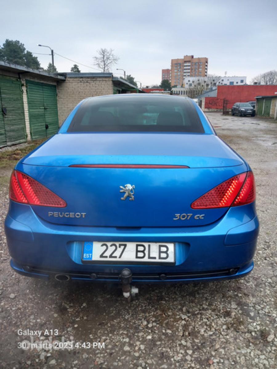 Синий Пежо 307 2003 в Таллин, объемом двигателя 2.00 л и пробегом 180 тыс. км за 2450 €, фото 3 на AUTOMOTO.COM.LV
