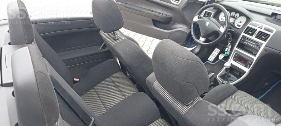 Blue Peugeot 307 2005 in Riga, with an engine capacity of 2.00 L and mileage of 194 thousand km for 1590 €, photo 10 on AUTOMOTO.COM.LV