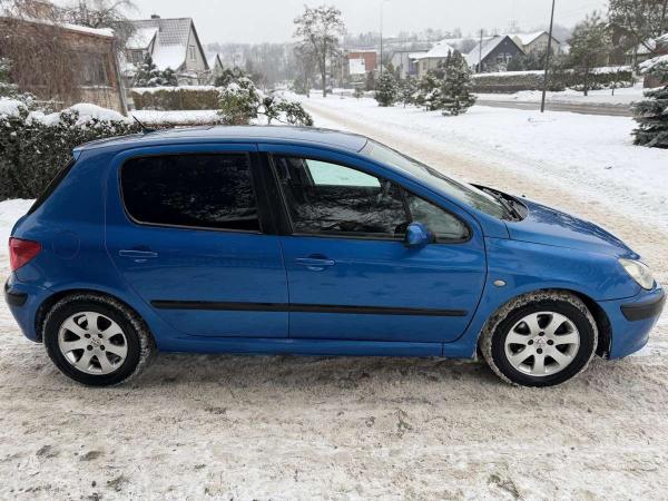 Blue Peugeot 307 2003 in Kaunas, with an engine capacity of 2.00 L and mileage of 251 thousand km for 1250 €, photo 6 on AUTOMOTO.COM.LV