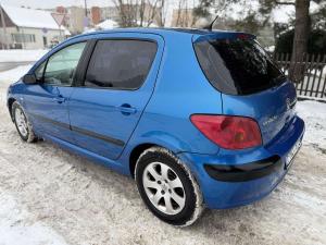 Blue Peugeot 307 2003 in Kaunas, with an engine capacity of 2.00 L and mileage of 251 thousand km for 1250 €, photo 10 on AUTOMOTO.COM.LV