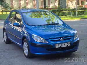 Blue Peugeot 307 2003 in Riga, with an engine capacity of 1.60 L and mileage of 250 thousand km for 1300 €, photo  on AUTOMOTO.COM.LV