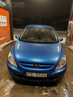 Blue Peugeot 307 2004 in Jelgava, with an engine capacity of 1.60 L and mileage of 202 thousand km for 800 €, photo  on AUTOMOTO.COM.LV