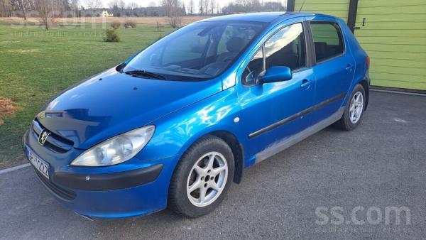 Blue Peugeot 307 2004 in Ogre, with an engine capacity of 2.00 L and mileage of 360 thousand km for 600 €, photo 1 on AUTOMOTO.COM.LV