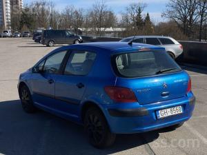 Zils Peugeot 307 2004 Rīga, ar dzinēja tilpumu 1.60 L un nobraukumu 152 tūkst. km par 800 €, foto 4 vietnē AUTOMOTO.COM.LV