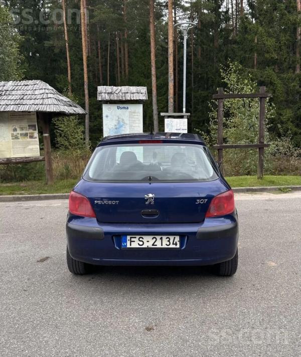 Пежо 307 2004 в Вентспилс на AUTOMOTO.COM.LV Синий Пежо 307 2004 в Вентспилс, объемом двигателя 1.60 л и пробегом 201 тыс. км за 1200 €, фото 5 на AUTOMOTO.COM.LV