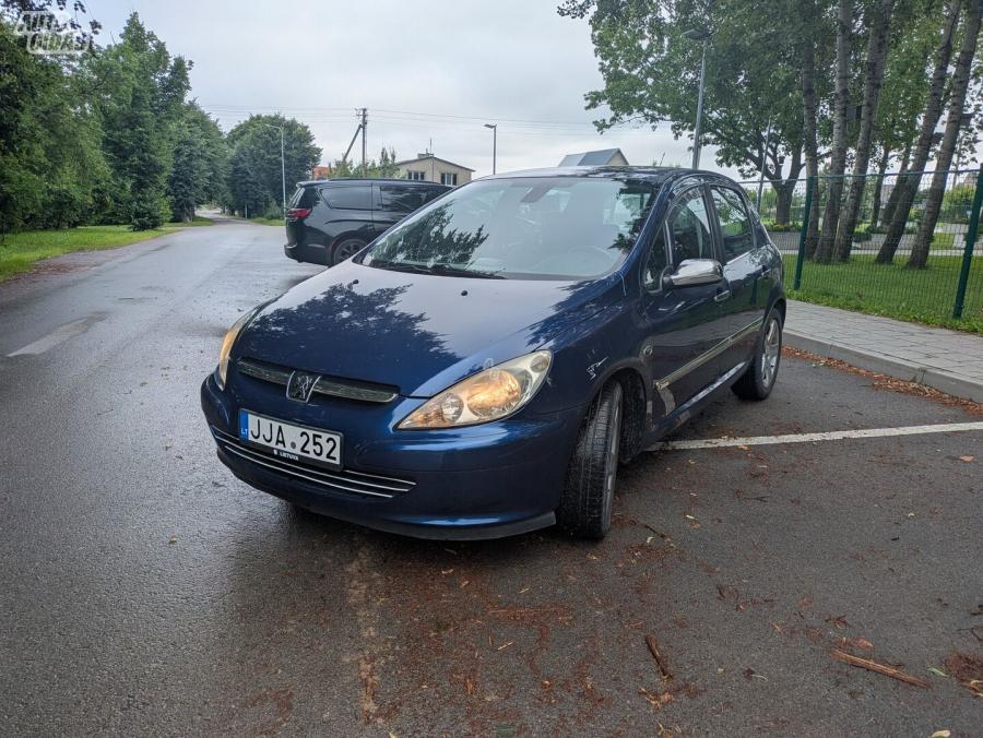 Синий Пежо 307 2004 в Клайпеда, объемом двигателя 2.00 л и пробегом 260 тыс. км за 1050 €, фото 1 на AUTOMOTO.COM.LV