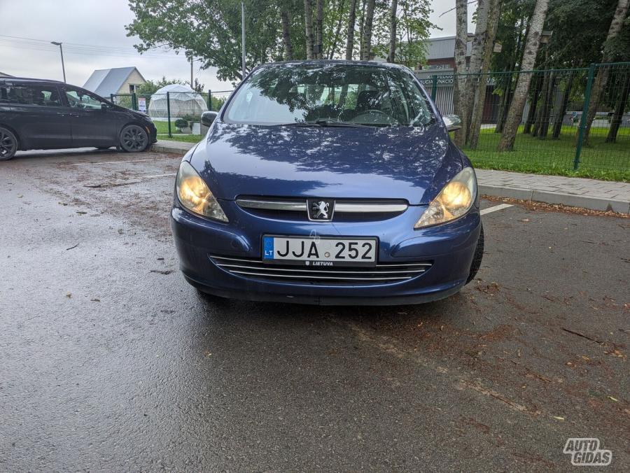 Синий Пежо 307 2004 в Клайпеда, объемом двигателя 2.00 л и пробегом 260 тыс. км за 1050 €, фото 6 на AUTOMOTO.COM.LV