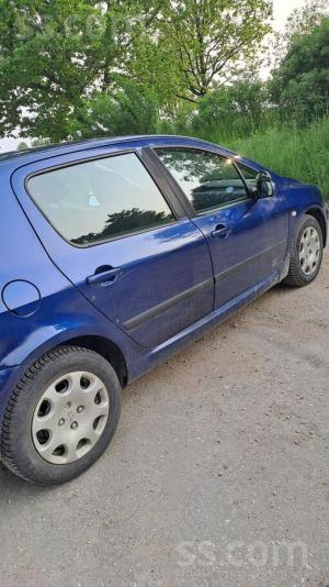 Zils Peugeot 307 2005 Ludza, ar dzinēja tilpumu 1.60 L un nobraukumu 308 tūkst. km par 1500 €, foto 5 vietnē AUTOMOTO.COM.LV