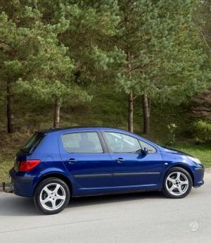 Blue Peugeot 307 2005 in Vilnius, with an engine capacity of 2.00 L and mileage of 361 thousand km for 850 €, photo 7 on AUTOMOTO.COM.LV